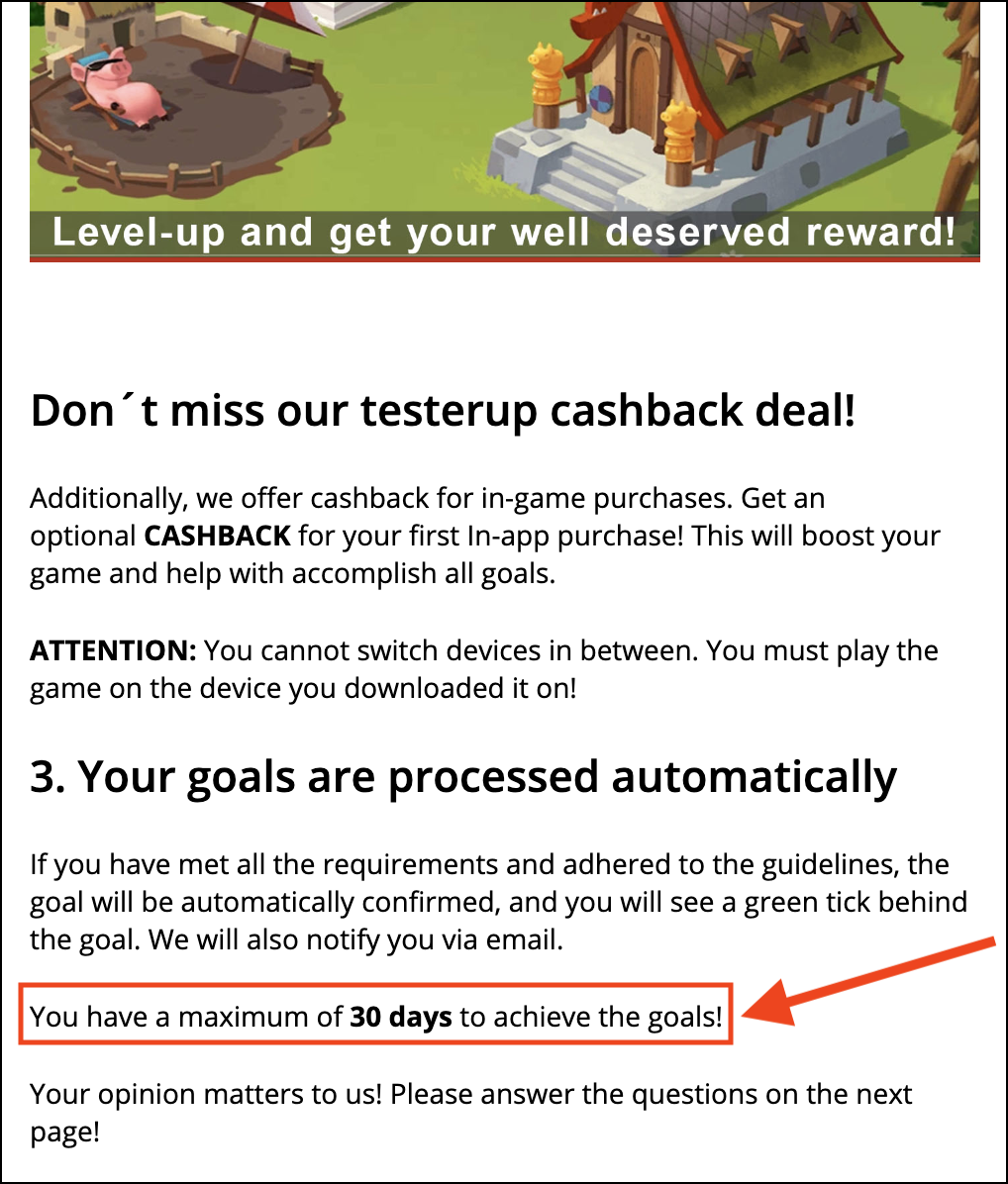 How long can I test an offer? – Testerup.com